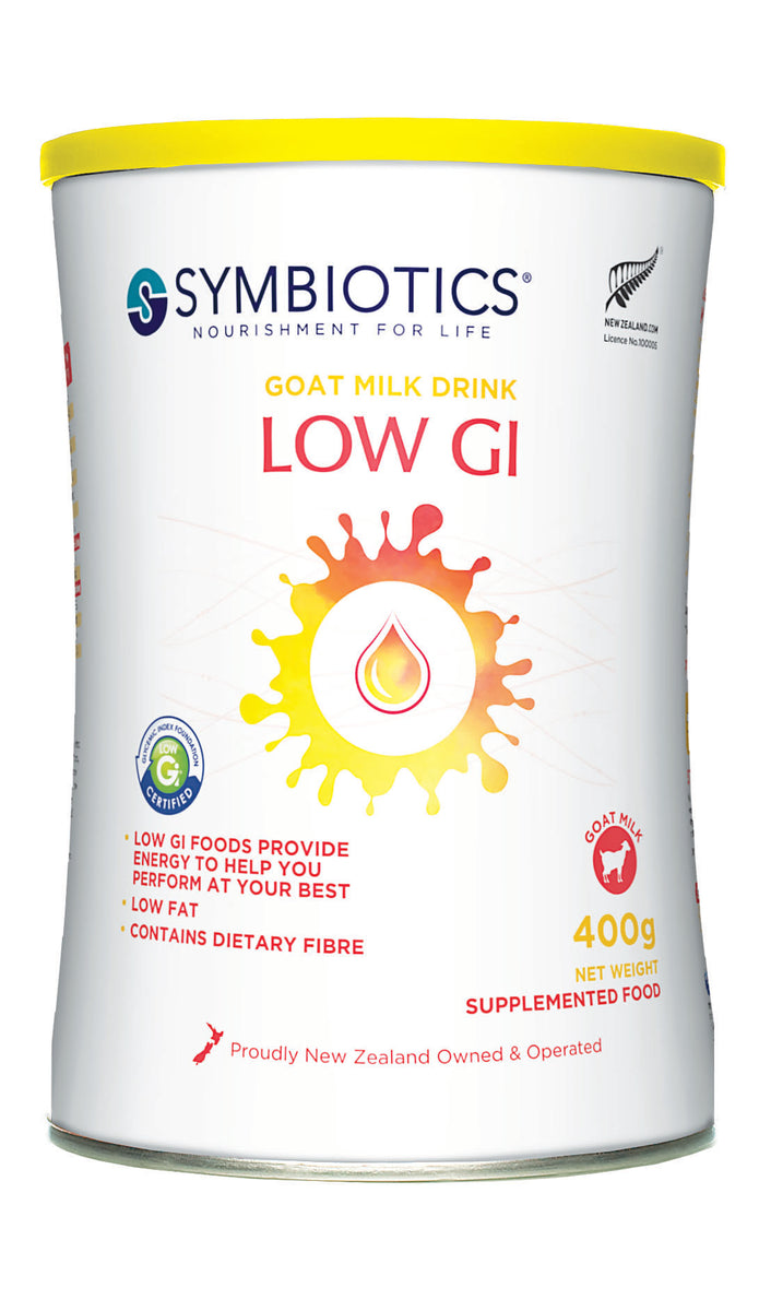 Goat Milk Drink Low GI – Low Glycemic Foods – Symbiotics NZ